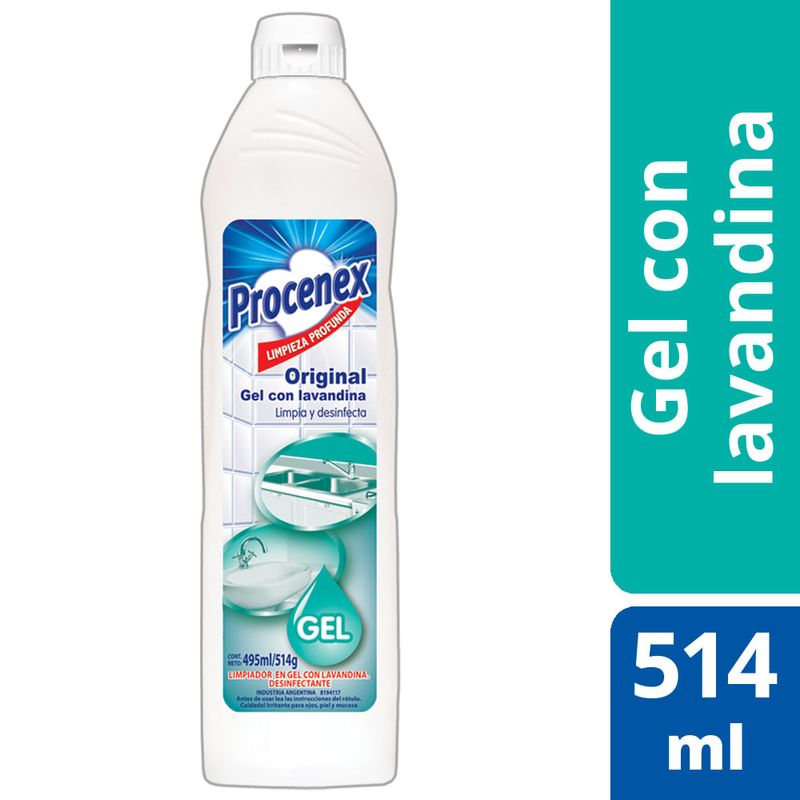 Limpiador Procenex Gel Con Lavandina 514 Gr - Masonline - Más Online