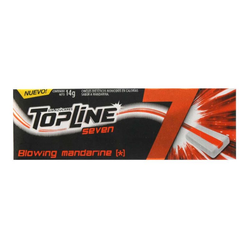 Chicle Mandarina Topline7 X14gr - Masonline - Más Online