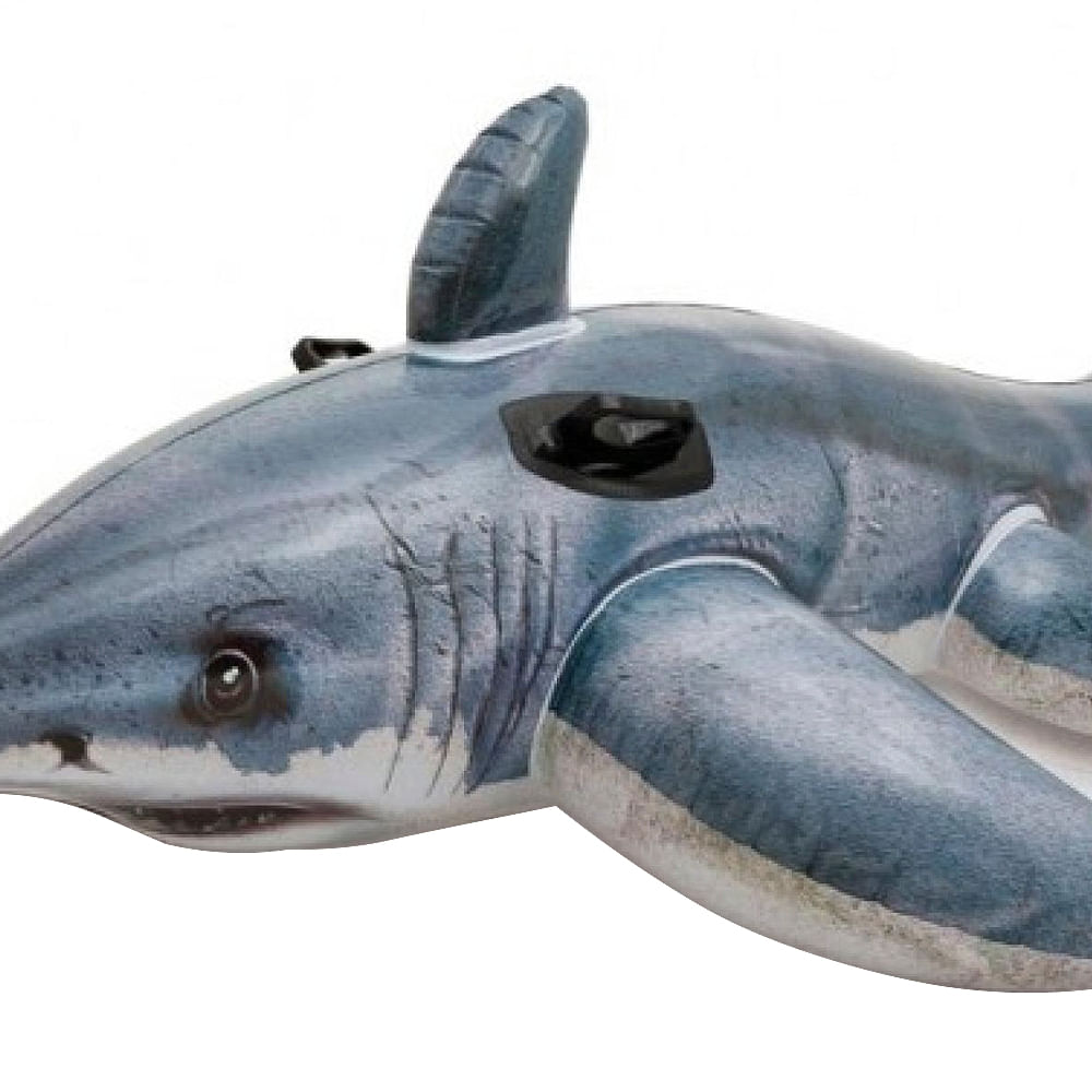 Inflable Para Pileta Intex Tiburon Blanco - Masonline - Más Online