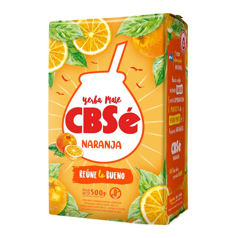 Yerba Mate Cbse De Naranja 500gr - Masonline - Más Online