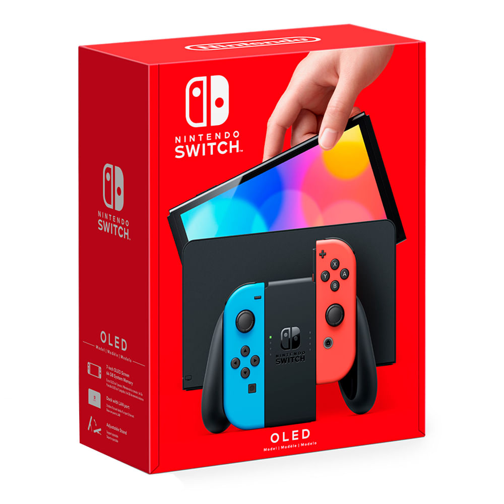 Nintendo Switch Oled Neon 64gb - Masonline - Más Online