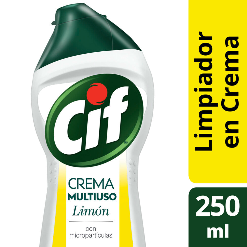 Limpiador En Crema Cif Limón Multiuso 250 Ml - Masonline - Más Online