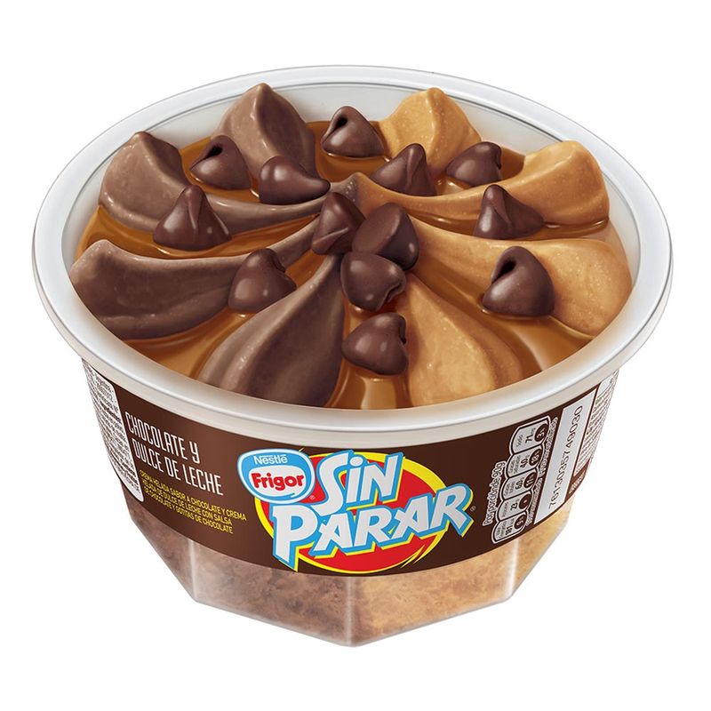 Helado Frigor Sin Parar Sabor Chocolate Y Dulce De Leche 90g ...