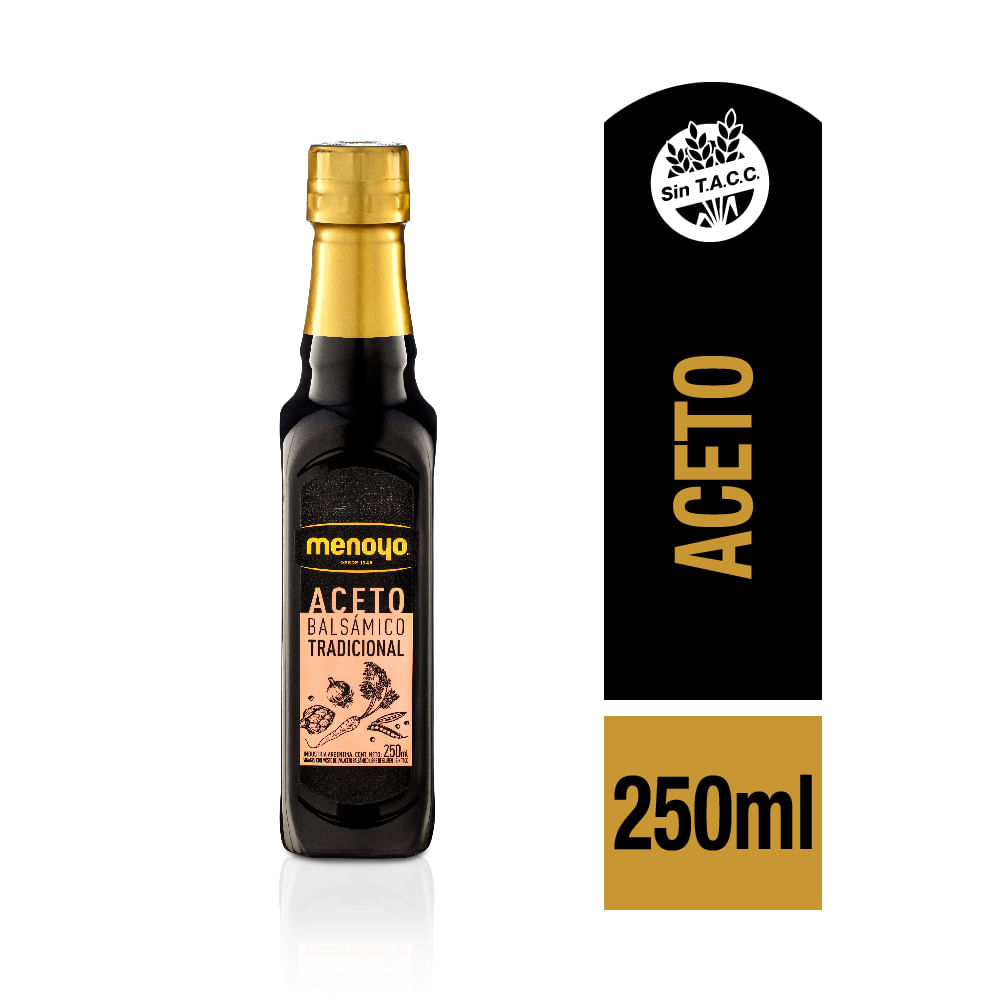 Menoyo Aceto Balsamico Tradicional 250cc - Masonline - Más Online