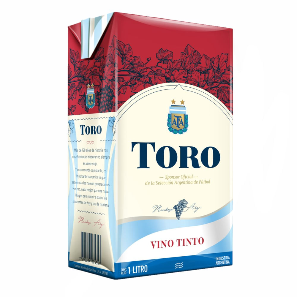 Vino Tinto Toro Afa Tetra 1000cc - Masonline - Más Online