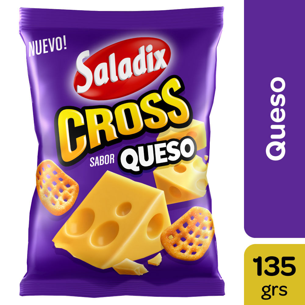 Snack Saladix Cross Queso X135g - Masonline - Más Online