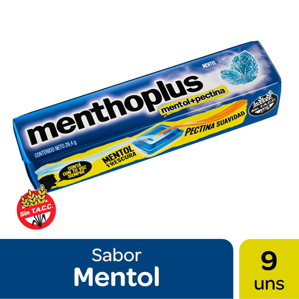 Caramelos Menthol Menthoplus X 9u - Masonline - Más Online