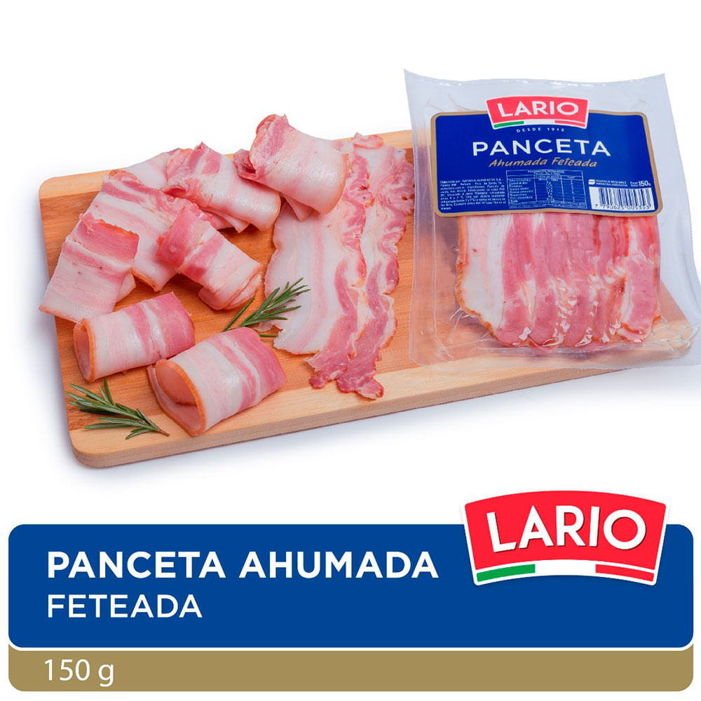 Panceta Feteada Ahumada Lario 150 Gr - Masonline - Más Online
