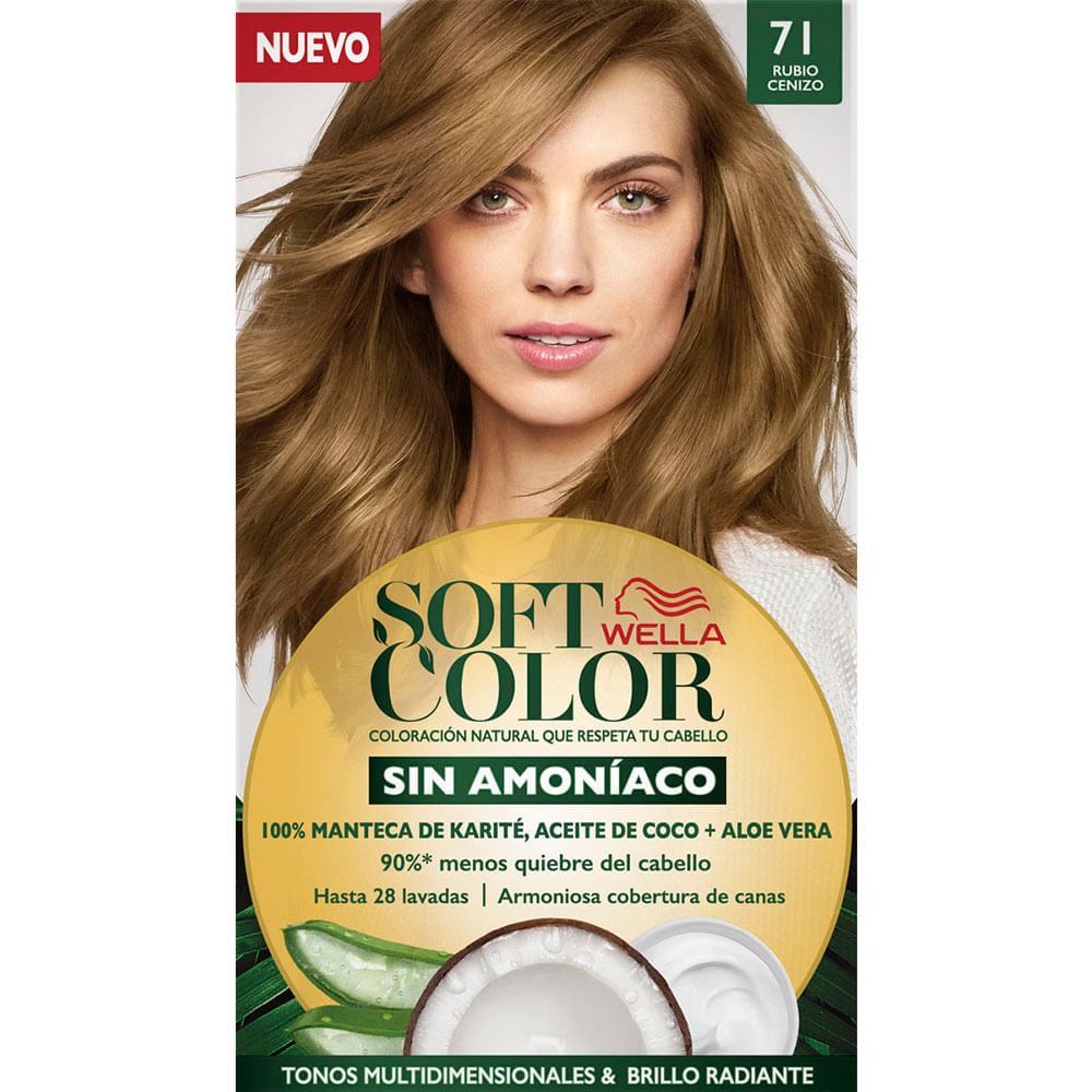 Tintura Soft Color 71 Ash Blonde - Masonline - Más Online