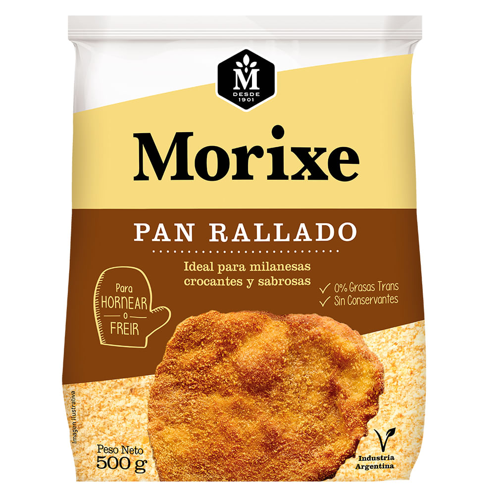 Pan Rallado Morixe X 500 Gr - Masonline - Más Online