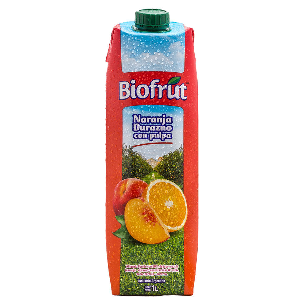 Jugo De Naranja Dururazno Biofrut 1 Lt - Masonline - Más Online