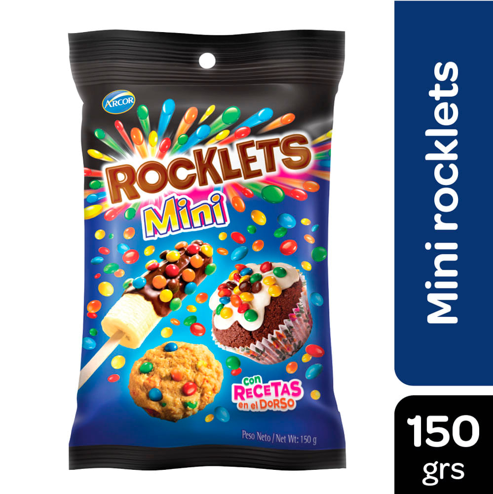 Confites De Chocolate Mini Rocklets X 150 Gr - Masonline - Más Online