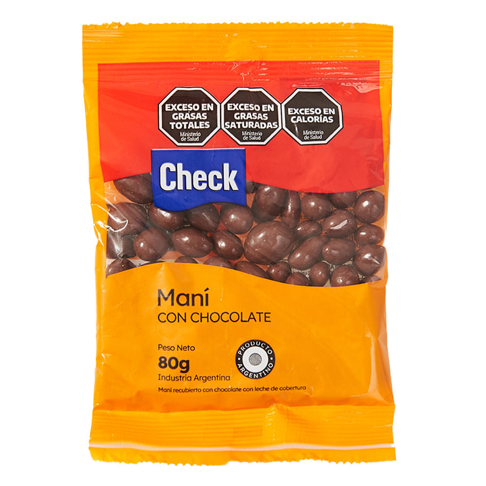 Mani Con Chocolate Check 80 G - Masonline - Más Online