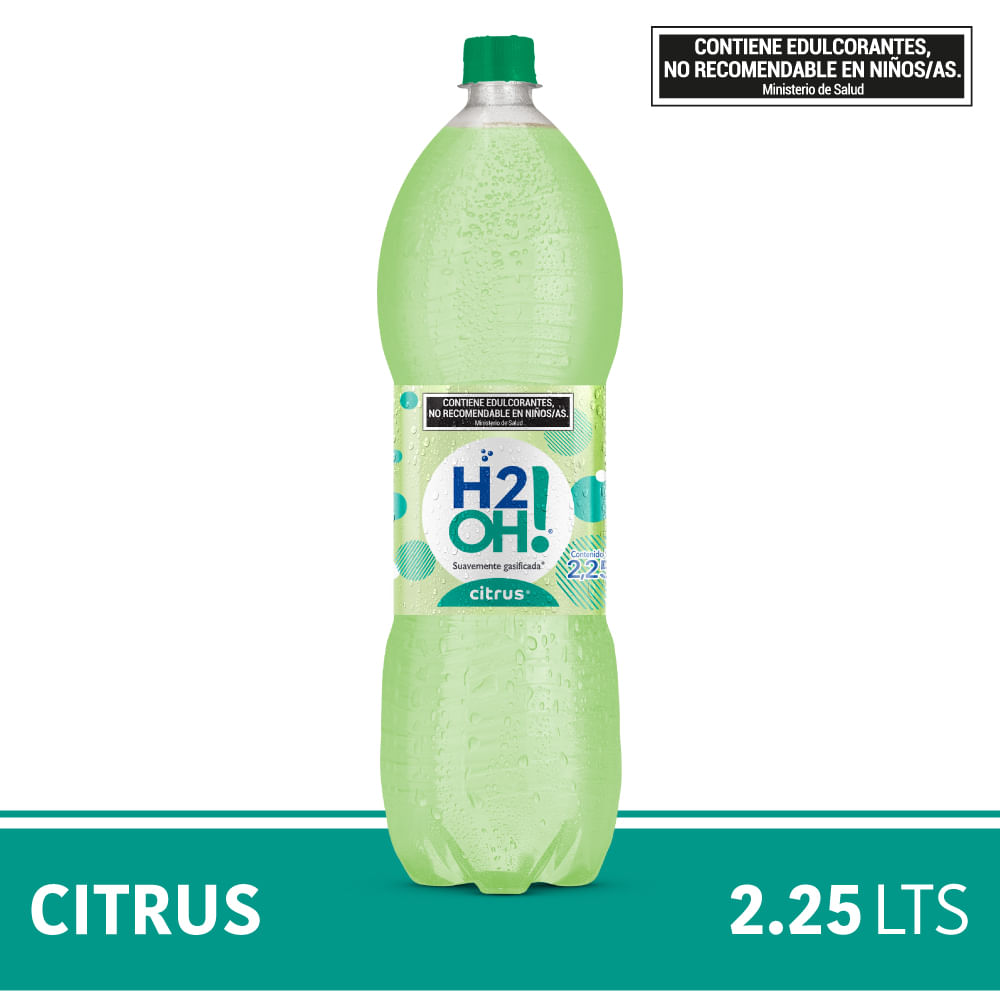 Agua Saborizada Citrus H2oh! 2.25 L - Masonline - Más Online
