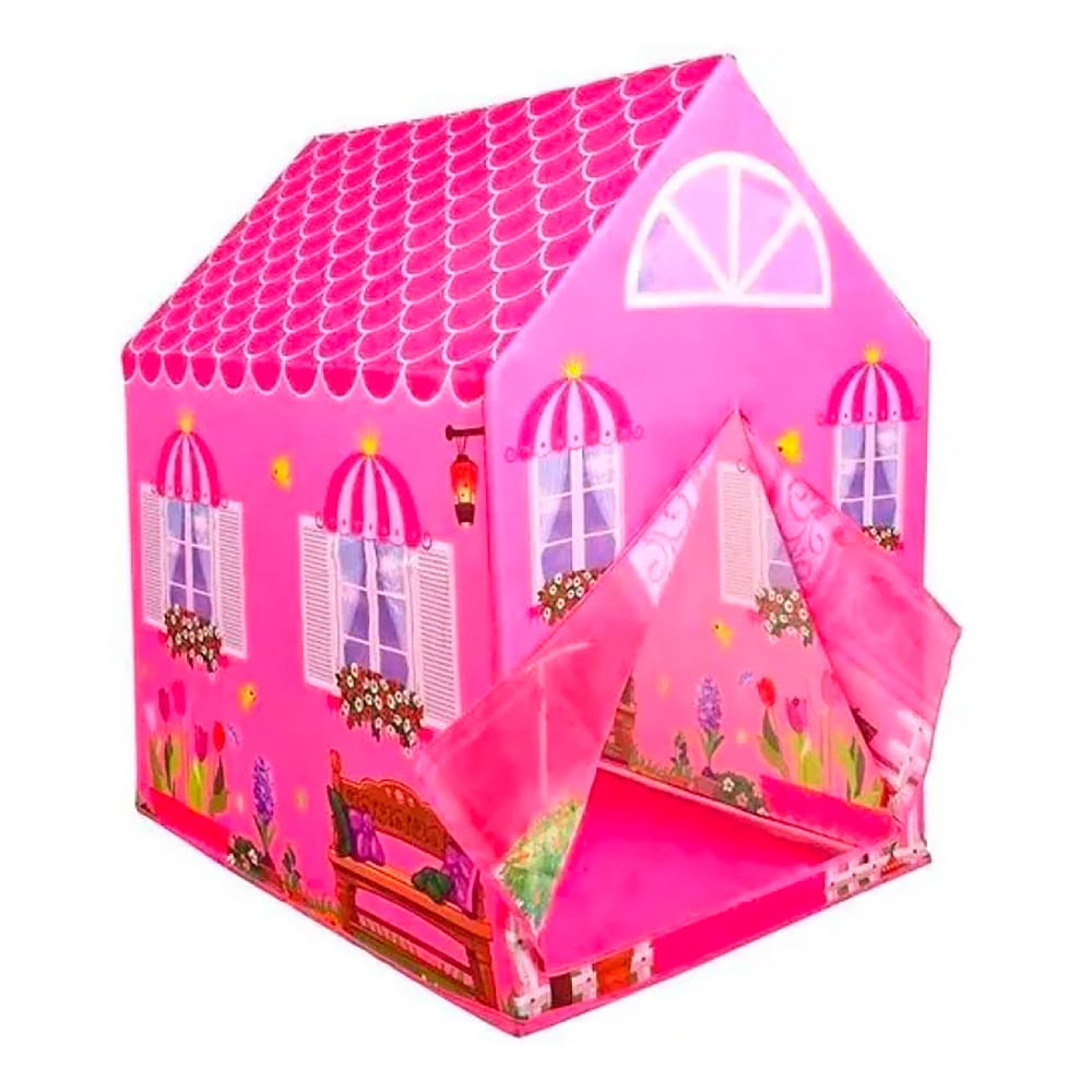 Carpa Casa Color Rosa - Masonline - Más Online