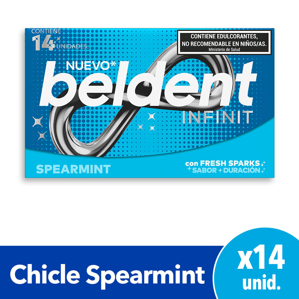 Chicle Sabor Mentol Beldent Infinit 26,6g - Masonline - Más Online