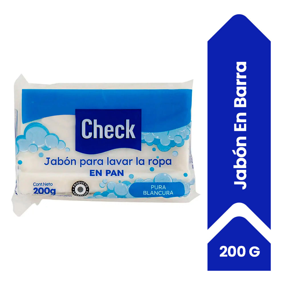 Jabon Blanco Check 1un - Masonline - Más Online