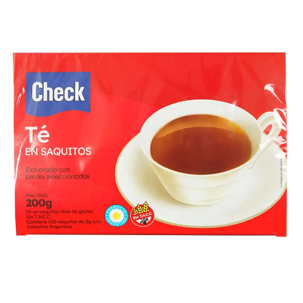 Té Check Clásico 100 Saquitos - Masonline - Más Online
