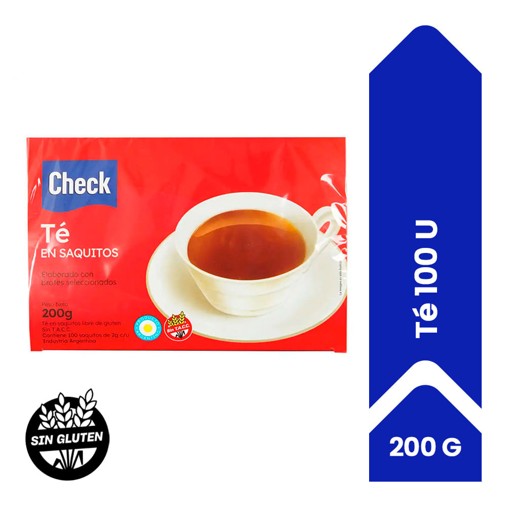 Té Check Clásico 100 Saquitos - Masonline - Más Online