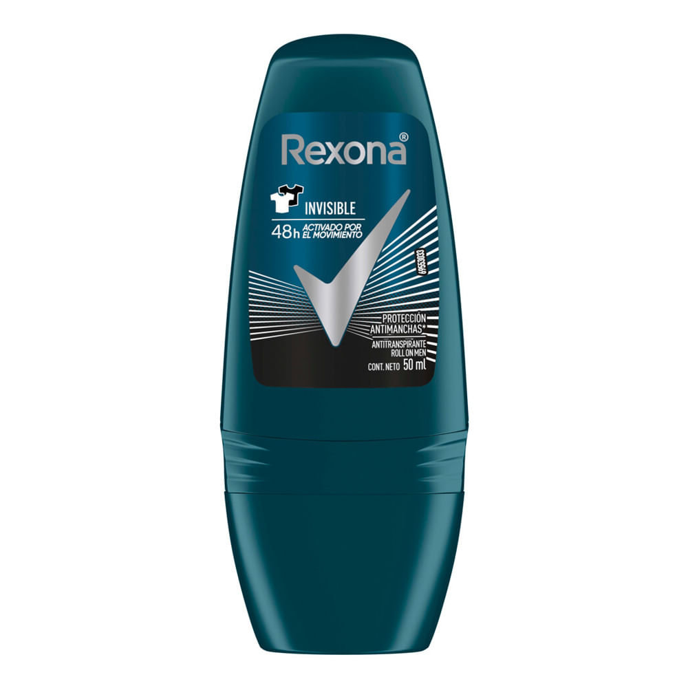 Antitranspirante Rexona Invisible 50ml - Masonline - Más Online