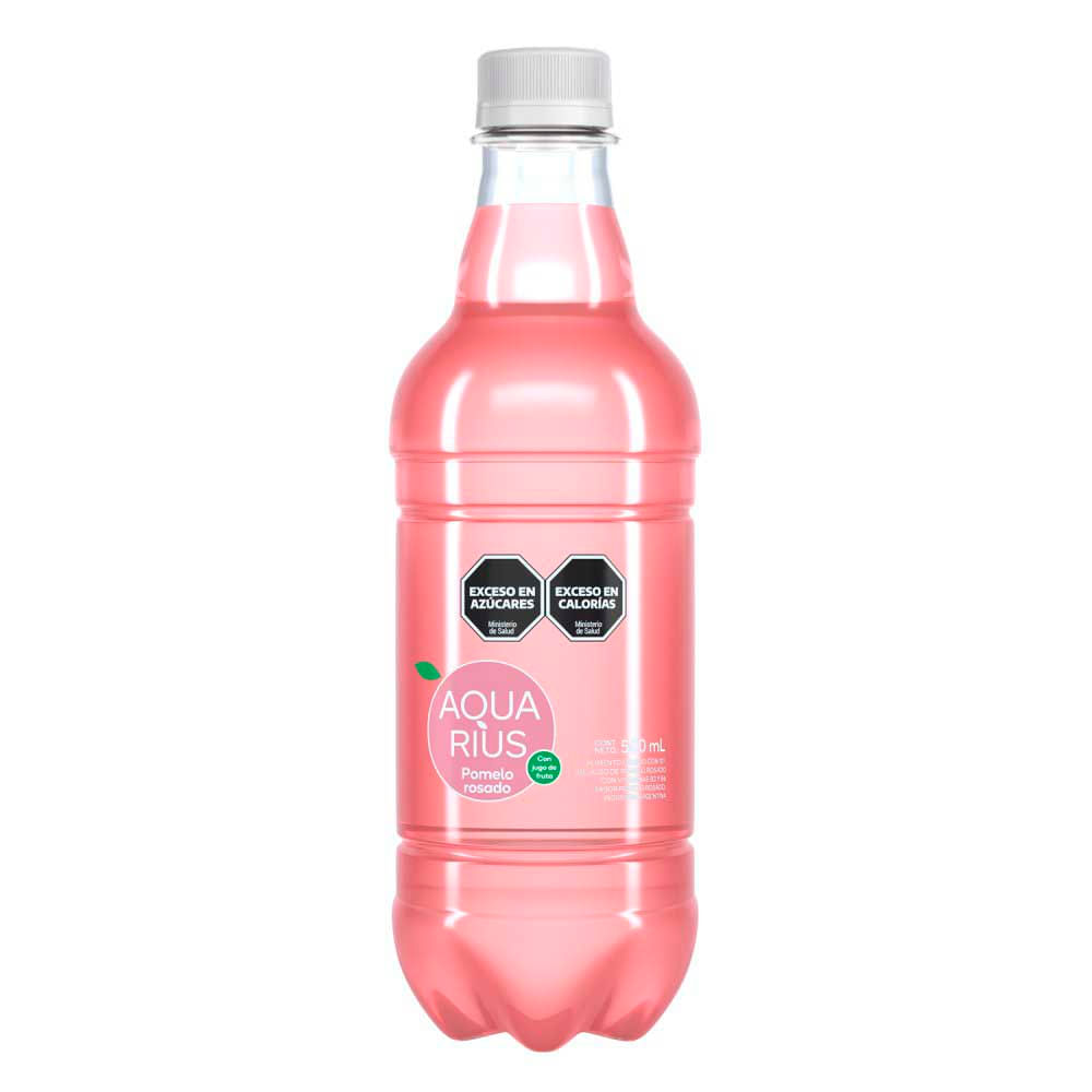 Agua Saborizada Aquarius Pomelo Rosado 500 Ml - Masonline - Más Online