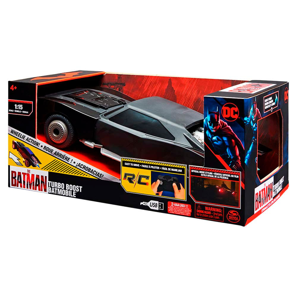 Auto Dc Batman Radio Control Turbo Boost Batmobile - Masonline - Más Online