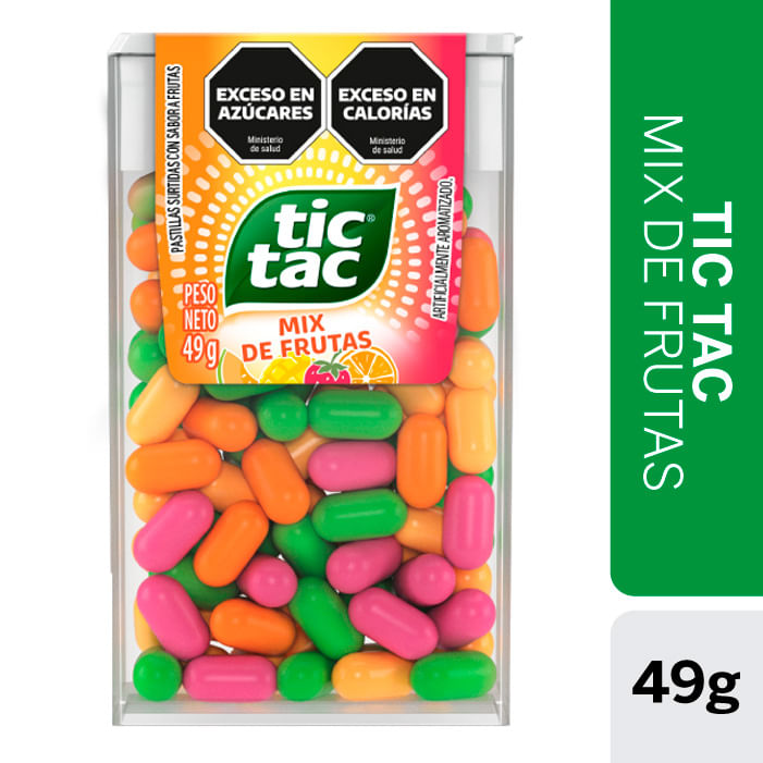 Pastillas Tic Tac Mix De Frutas 100un 49g - Masonline - Más Online