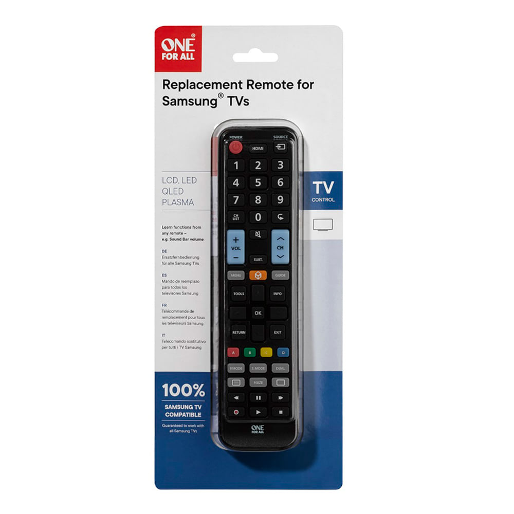 Control Remoto One For All Remplazo Para Samsung Urc1910 - Masonline ...