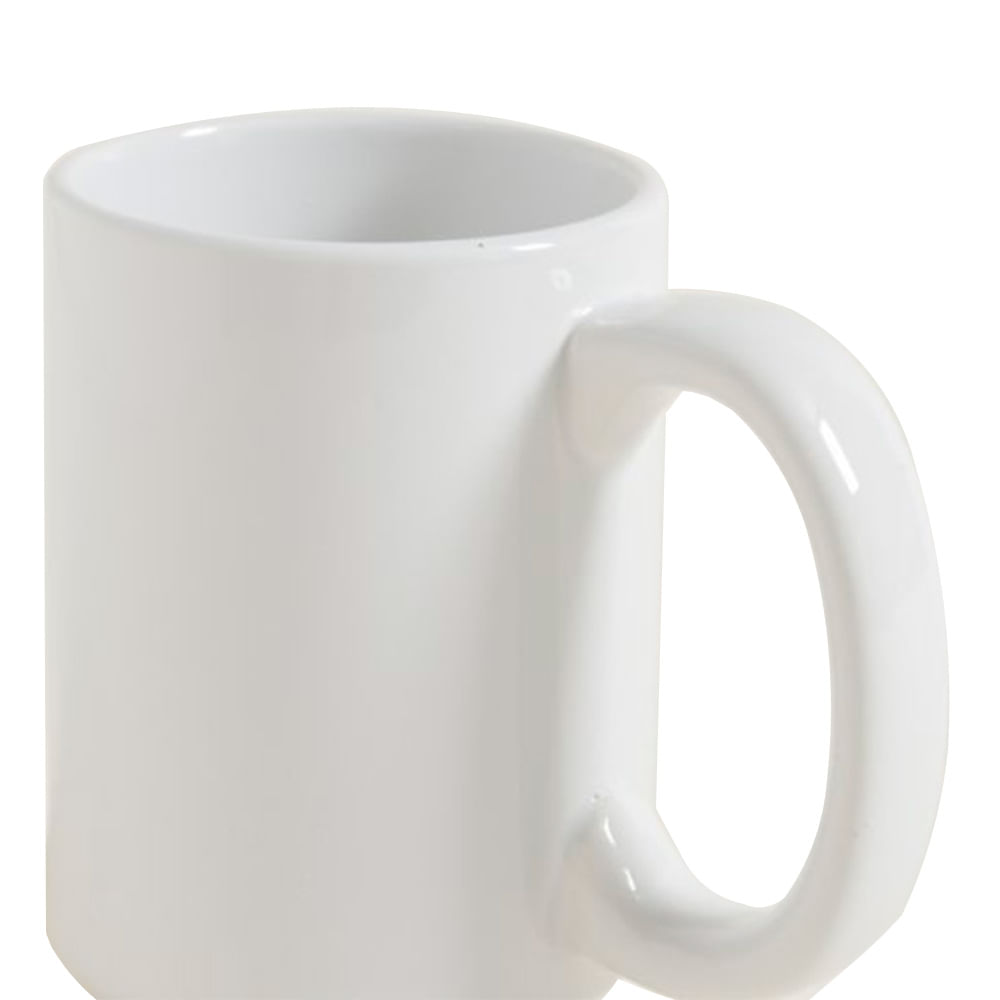 Mug Recto Color Blanco 430ml - Masonline - Más Online