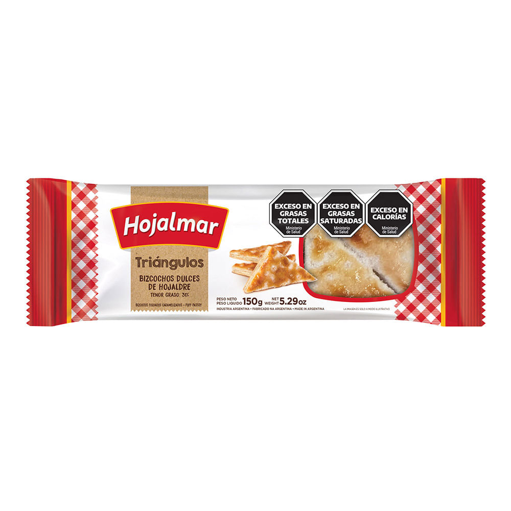Galletitas De Hojaldre Hojalmar Triangulos 150g - Masonline - Más Online