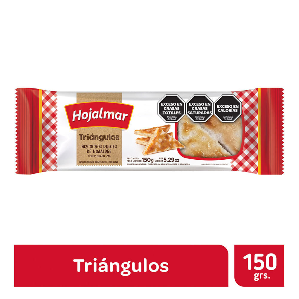 Galletitas De Hojaldre Hojalmar Triangulos 150g - Masonline - Más Online
