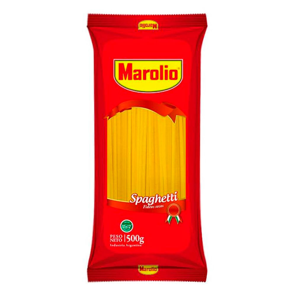 Fideos Spaghetti Marolio 500 Gr - Masonline - Más Online