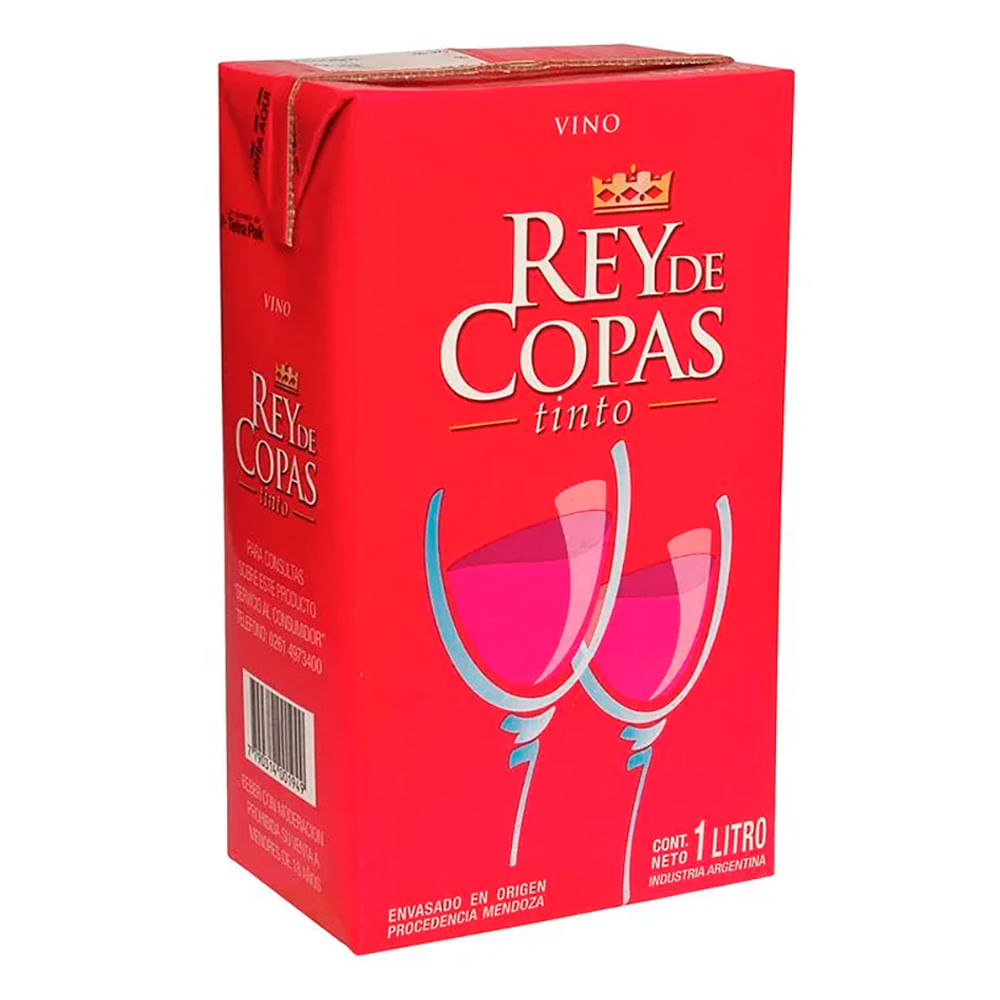 Vino Tinto Rey De Copas 1 L - Masonline - Más Online