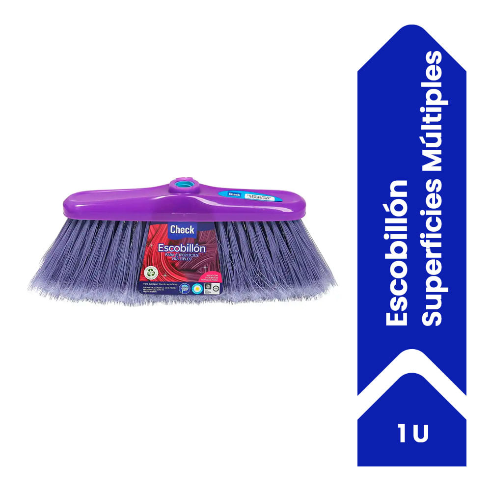 Escobillon Check Multiuso Violeta Y Fucsia - Masonline - Más Online