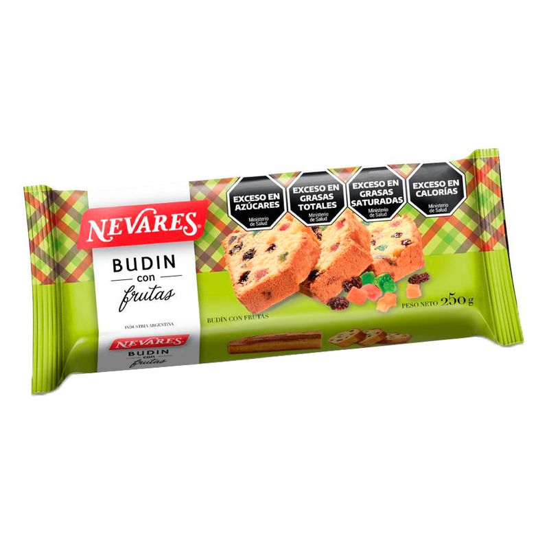 Budín Con Frutas Nevares 250 G - Masonline - Más Online