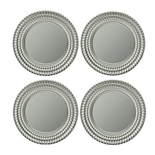 Set De 4 Espejos Color Plata - Masonline - Más Online