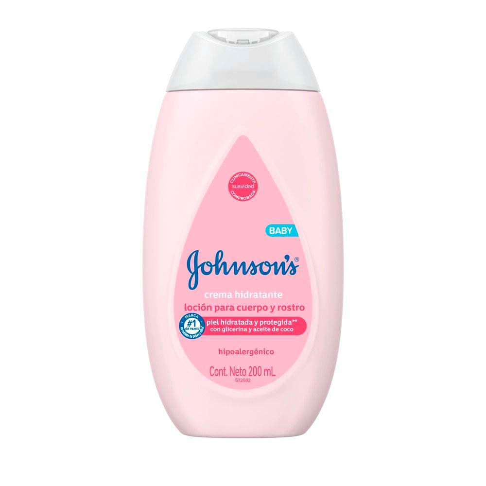 Crema Hidratante Para Bebé Johnson's 200ml. - Masonline - Más Online