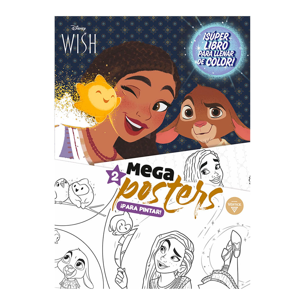 Libro Wish-Colouring Con Poster Editorial Vertice - Masonline - Más Online