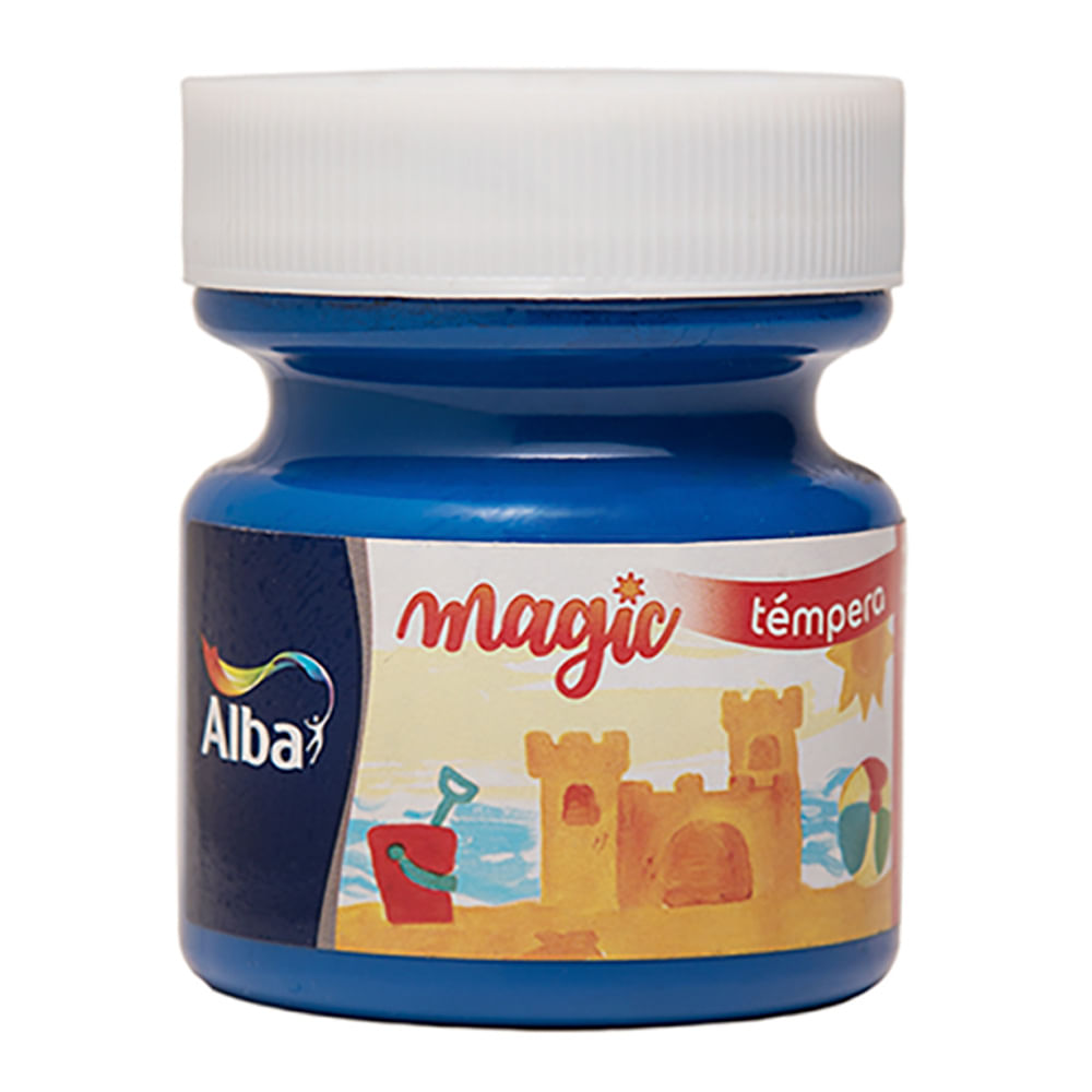 Tempera Escolar Azul Albamagic 275 Gr - Masonline - Más Online