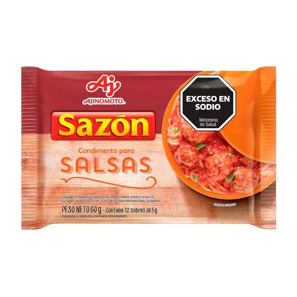 Condimento Para Saldas Sazon 60 G - Masonline - Más Online