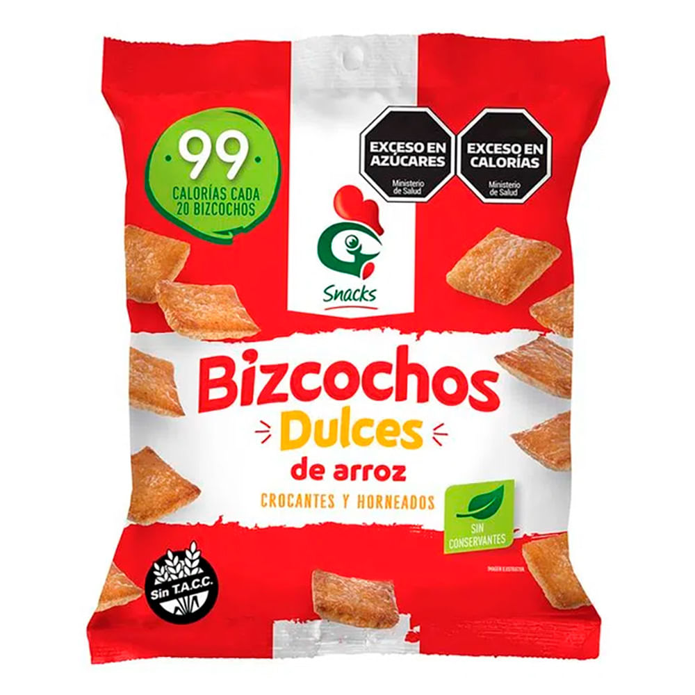 Bizcochos Dulces De Arroz Gallo Snacks 50 G - Masonline - Más Online Bizcochos Dulces De Arroz Gallo Snacks 50 G - Masonline - Más Online
