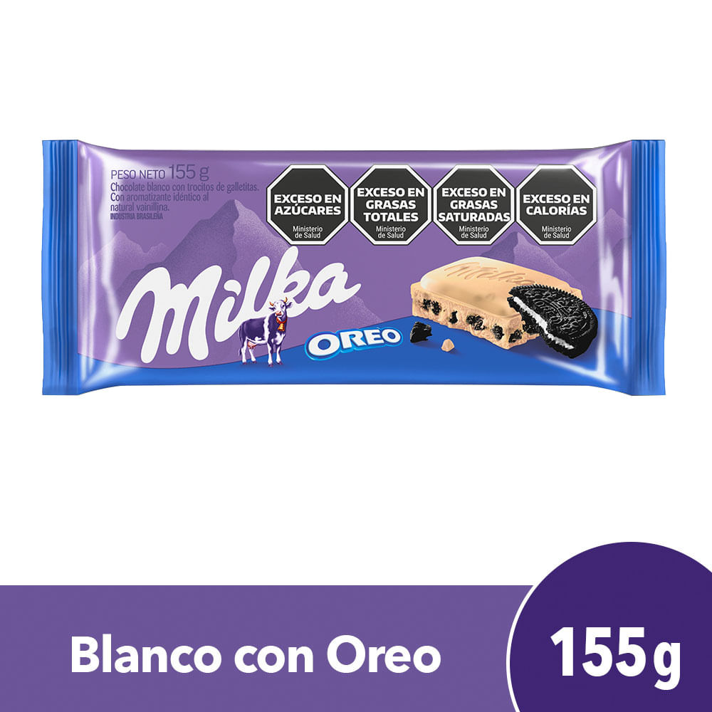 Chocolate Milka Oreo Blanco 155 G - Masonline - Más Online
