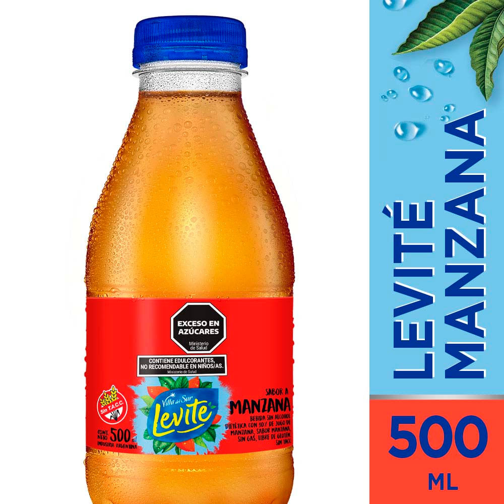 Agua Saborizada Levite Sabor Manzana 500 Ml - Masonline - Más Online