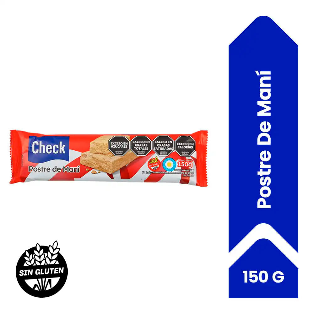 Postre De Maní Check 150 G - Masonline - Más Online