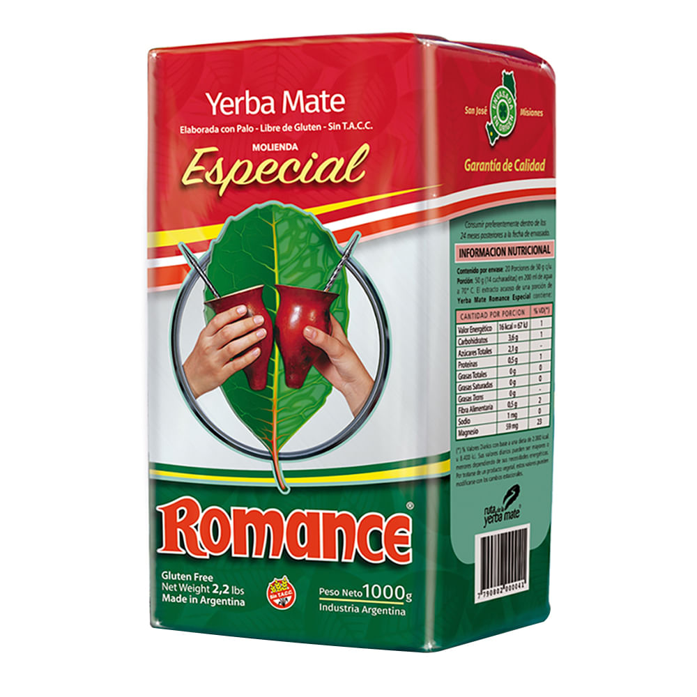 Yerba Mate Romance Especial Romance 1 Kg - Masonline - Más Online