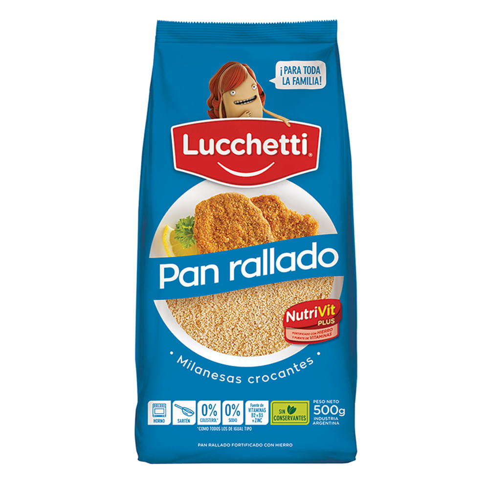 Pan Rallado Lucchetti 500 G - Masonline - Más Online