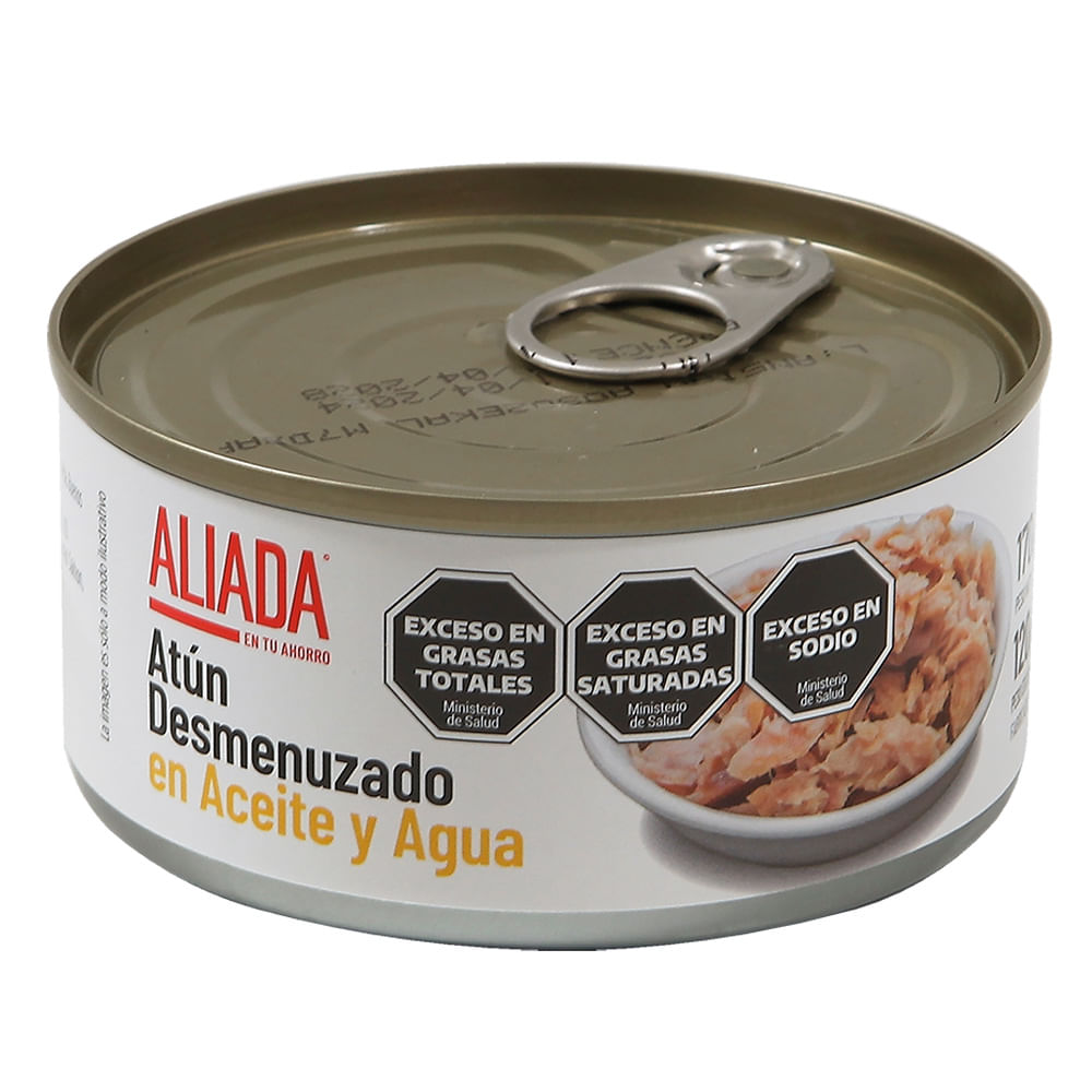 Atún Desmenuzado Aliada En Agua Y Aceite 170 G - Masonline - Más Online