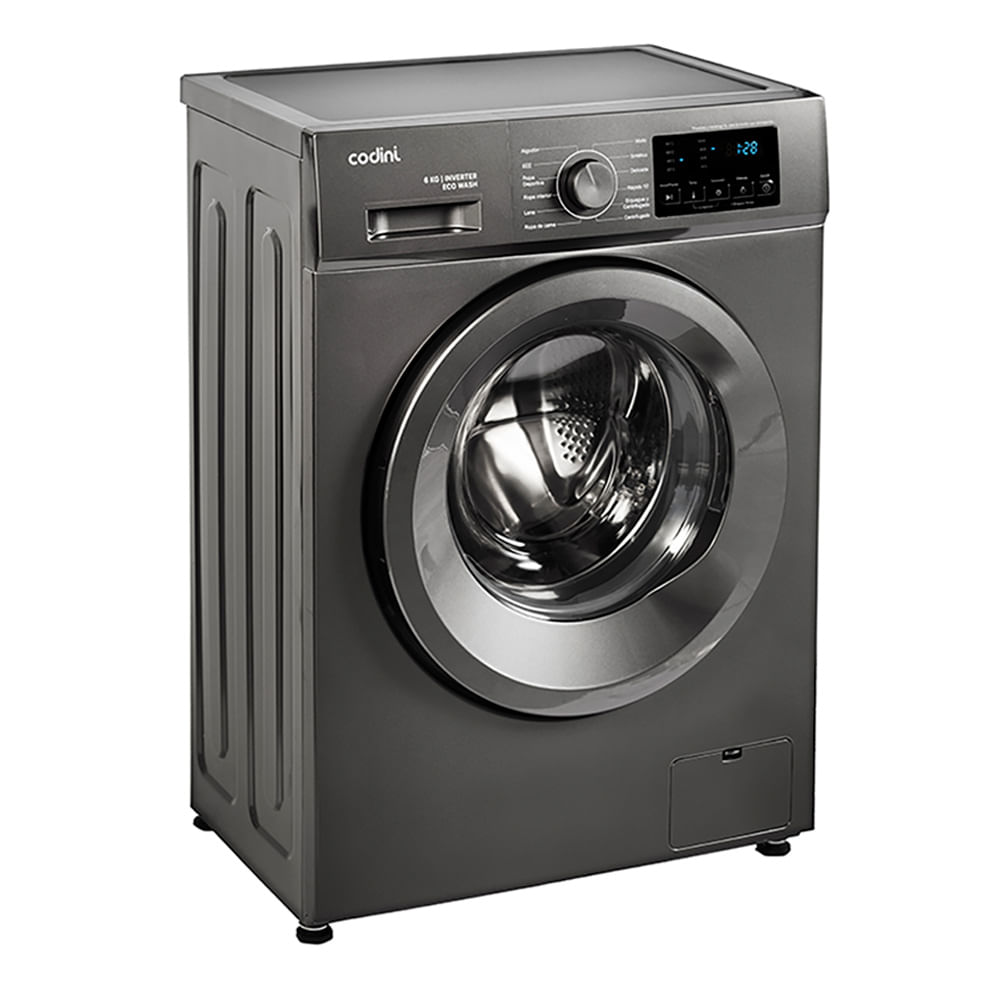 Lavarropas Automático Codini Inverter Carga Frontal Gris - Masonline ...
