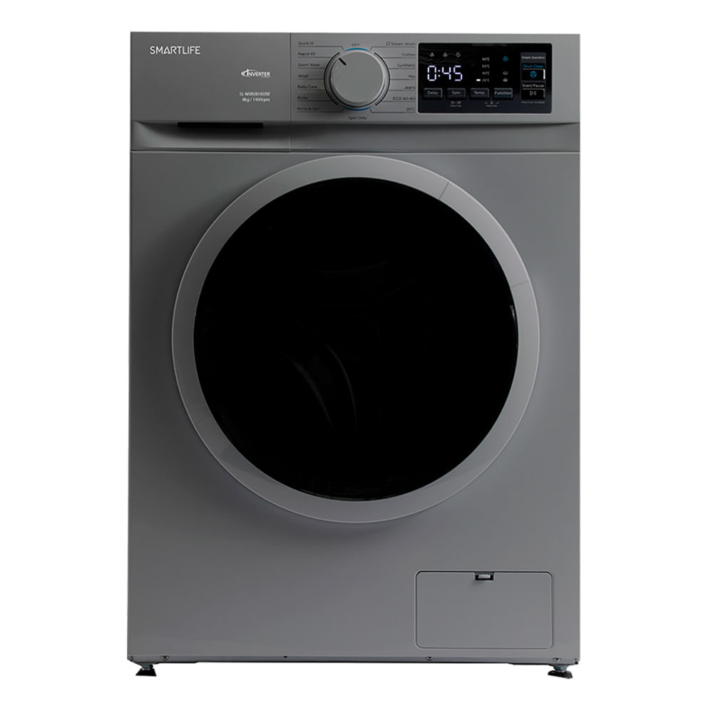 Lavarropas Automatico Carga Frontal Inverter Smartlife 8 Kg Gris Sl ...
