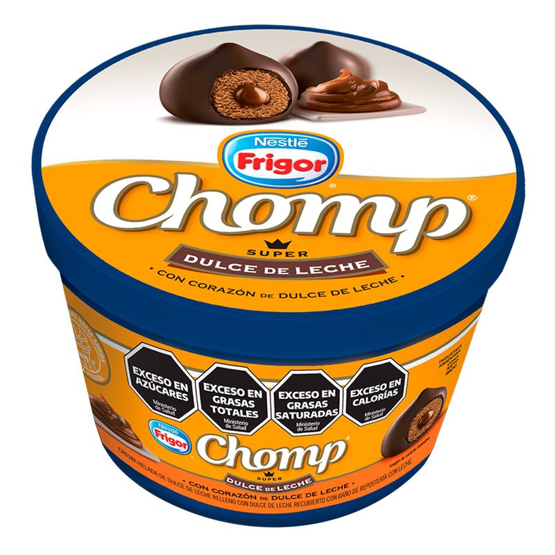 Helado Frigor Bocadito Chomp Sabor Crema Helada De Dulce De Leche 180 G ...